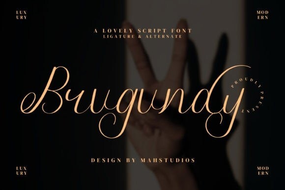 Brugundy Font - Free Font