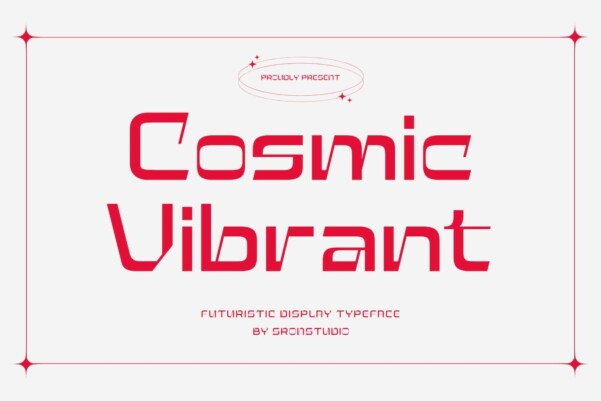 Cosmic Vibrant Font - Free Font