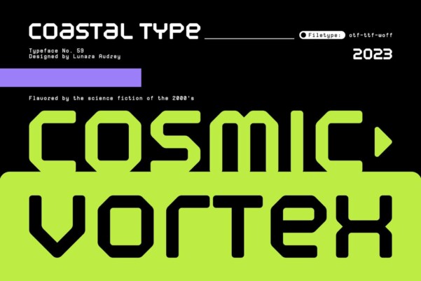 Cosmic Vortex Font - Free Font