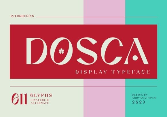 Dosca Font - Free Font