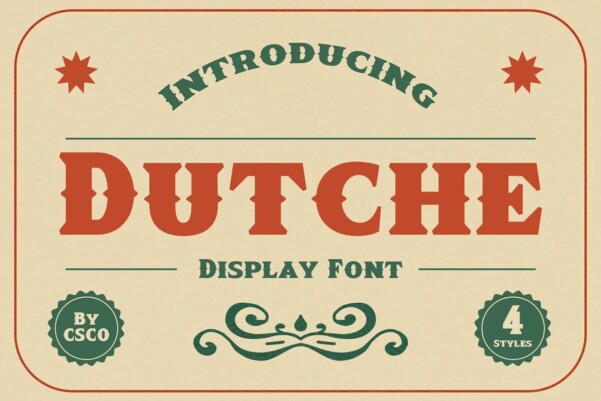 Dutche Font - Free Font
