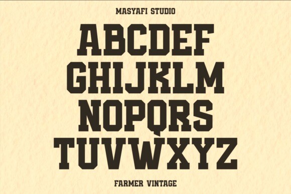 Farmer Vintage Font - Free Font