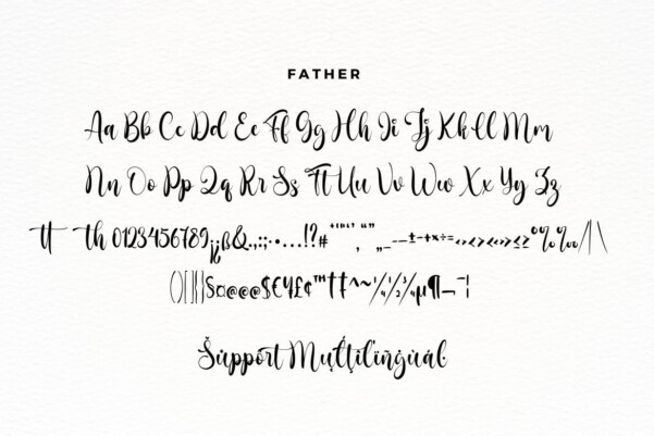 Father Script Font - Free Font