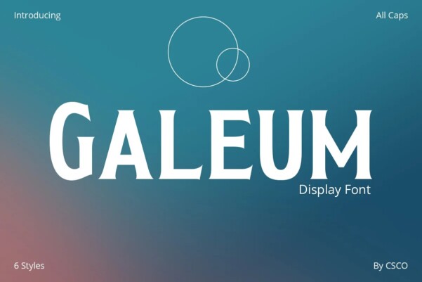 Galeum Font - Free Font