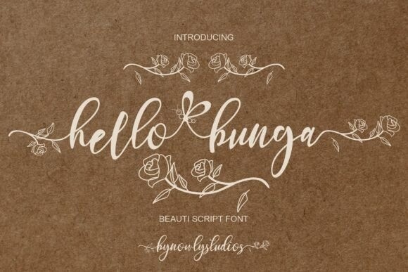 Hello Bunga Font - Free Font