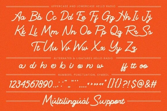 Hello Radio Font - Free Font