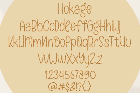 Hokage Magata Font - Free Font