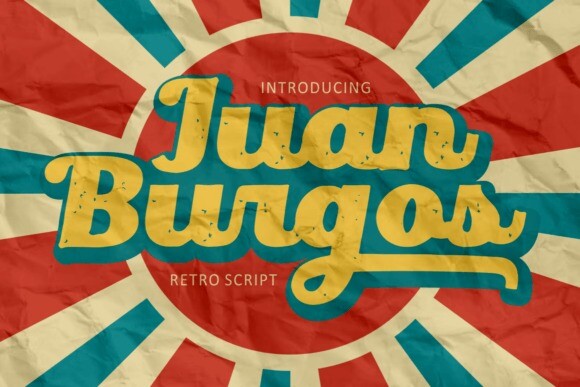 Juan Burgos Font - Free Font