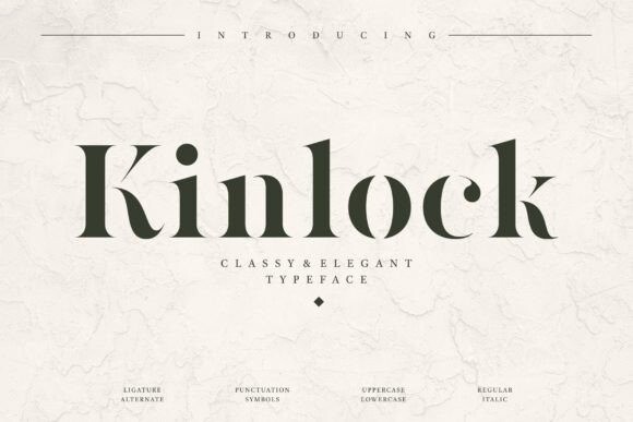 Kinlock Font - Free Font