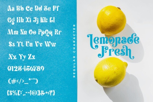 Lemonade Fresh Font - Free Font