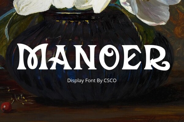 Manoer Font - Free Font
