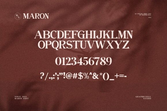 Maron Font - Free Font