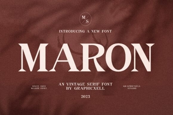 Maron Font - Free Font
