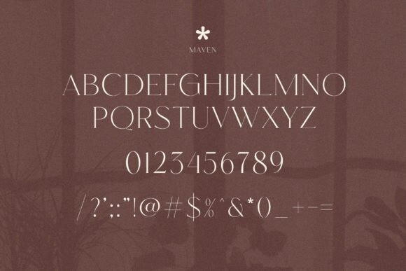 Maven Font - Free Font