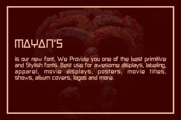 Mayans Font - Free Font