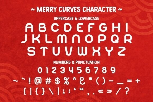 Merry Curves Font - Free Font