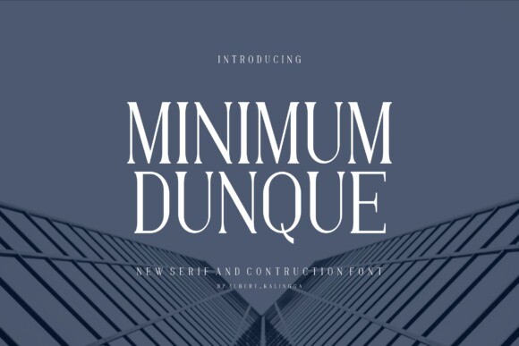 Minimum Dunque Font - Free Font