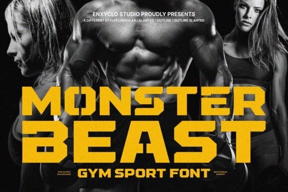 Monster Beast Font - Free Font