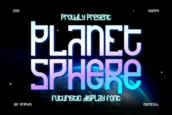 Planet Sphere Font - Free Font