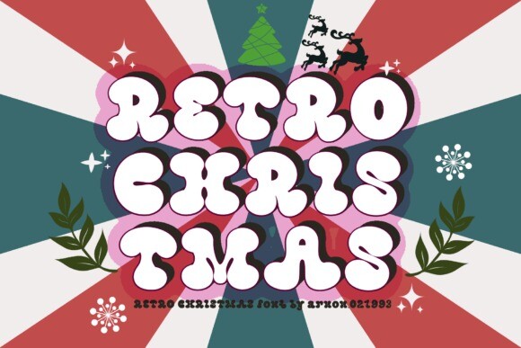 Retro Christmas Font - Free Font