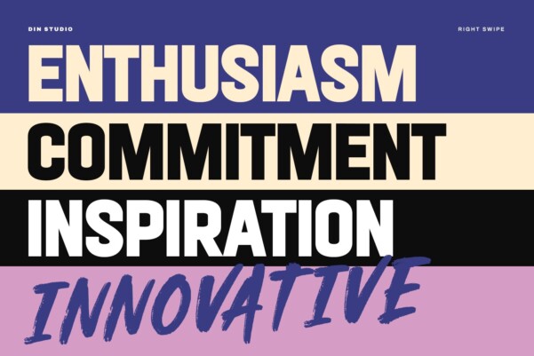 Right Swipe Font - Free Font