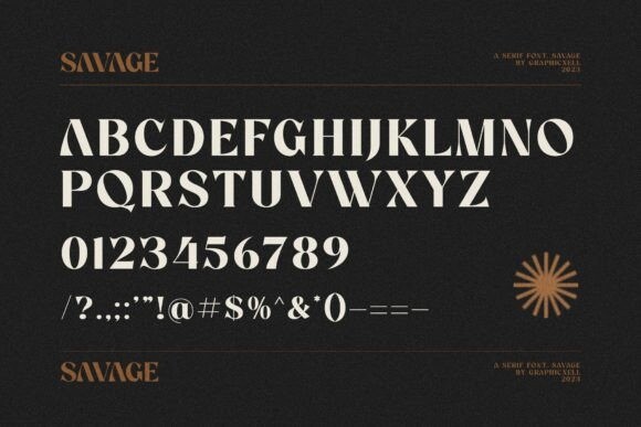 Savage Serif Font - Free Font