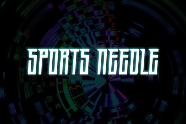 Sports Needle Font - Free Font