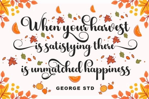 Thanksgiving Font - Free Font