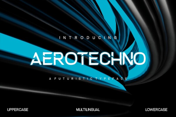 AeroTechno Font - Free Font