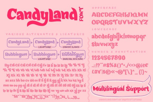 Candyland Display Font - Free Font