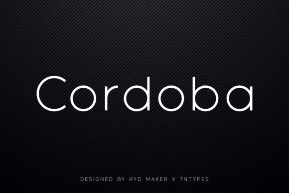 Cordoba Typeface - Free Font