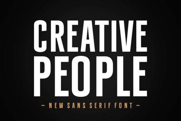 Creative People Font - Free Font