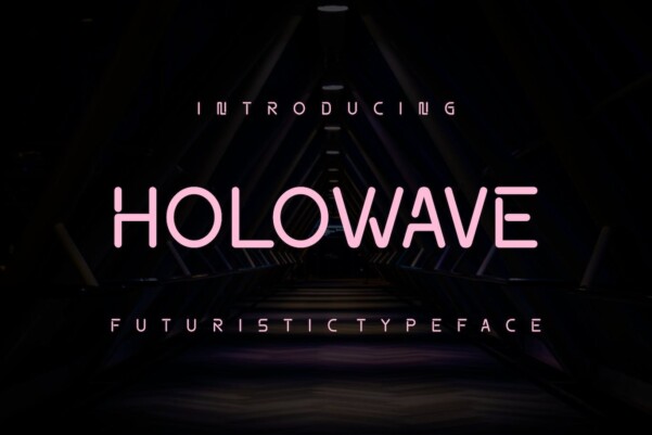 Holo Wave Font - Free Font