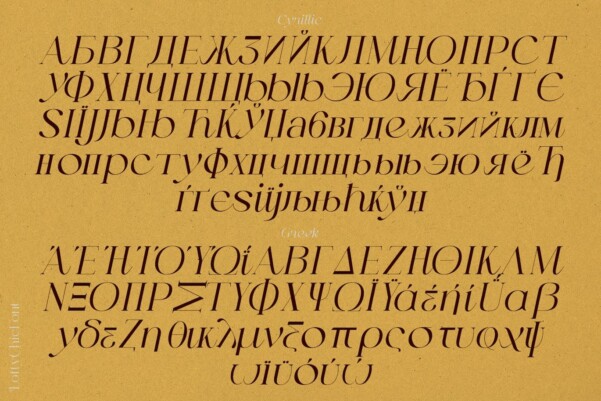 Lofty Chic Font - Free Font