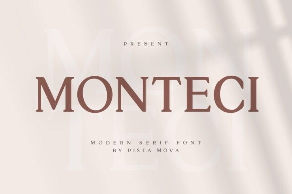 Monteci Font - Free Font