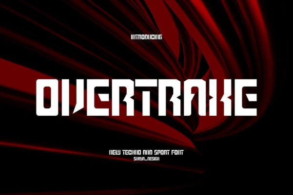 Overtraxe Font - Free Font