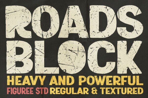 Roads Block Font - Free Font
