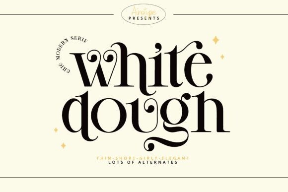 White Dough Font - Free Font