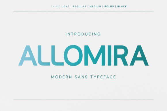 Allomira Font Family - Free Font