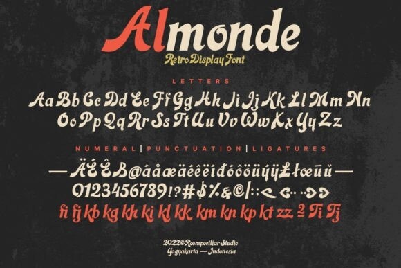 Almonde Display Font - Free Font