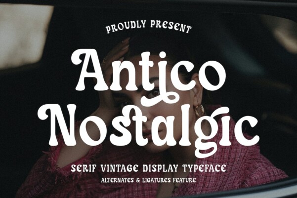 Antico Nostalgic Font - Free Font
