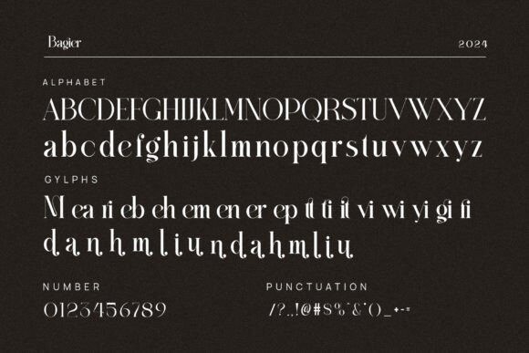 Bagier Font - Free Font