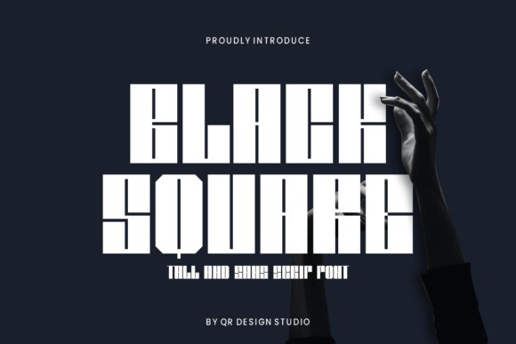 Black Square Font - Free Font