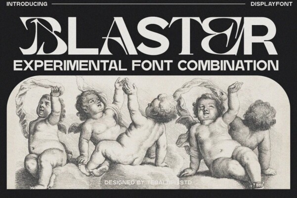 Blaster Combination Font - Free Font