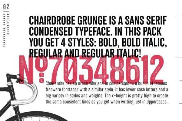 Chairdrobe Grunge Font - Free Font