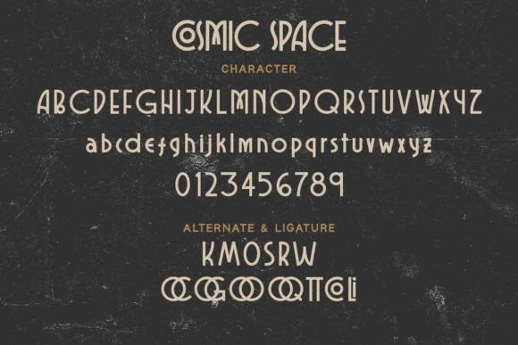 Cosmic Space Font - Free Font