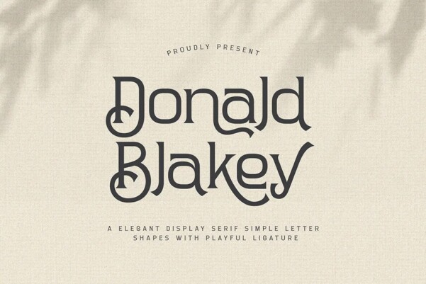 Donald Blakey Font - Free Font