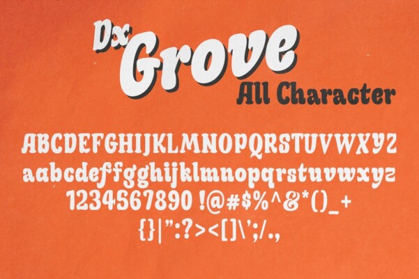 Dx Grove Font - Free Font