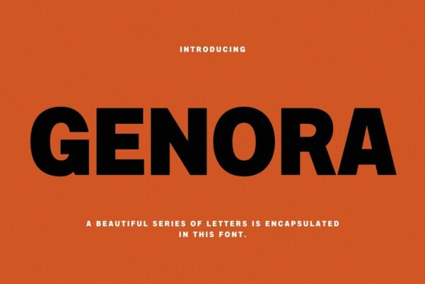 Genora Sans Font - Free Font