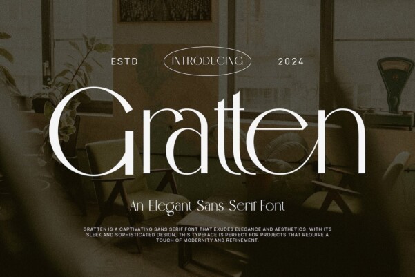 Gratten Font - Free Font